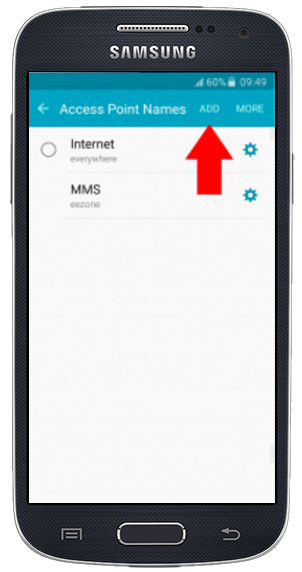 Configure APN (Access point name) settings (VoIP Plans)
